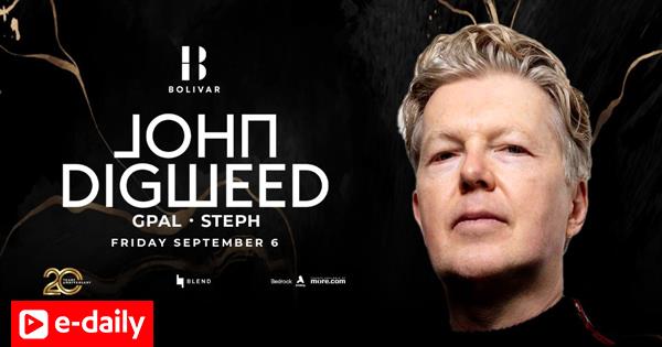 Ο John Digweed έρχεται στο Bolivar Beach Club | E-Daily.gr